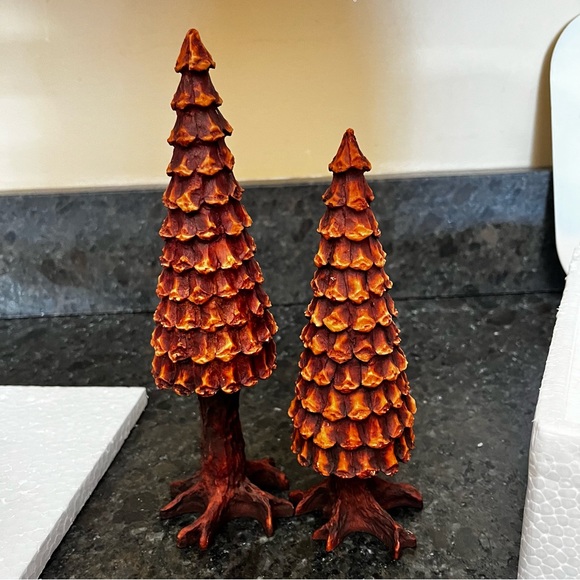 Department 56 | Accents | Dept 56 Village Pine Cone Trees With Box ...